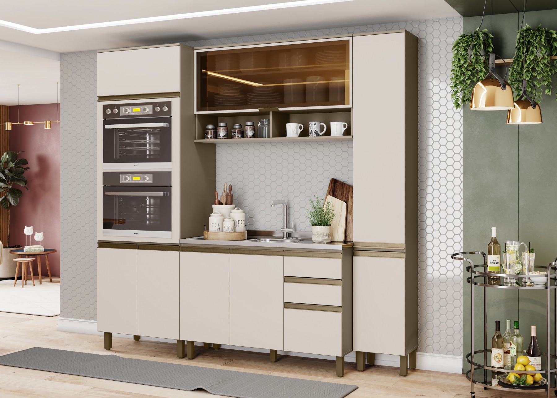 Lauschner Móveis | Cozinha Modular Connect Henn