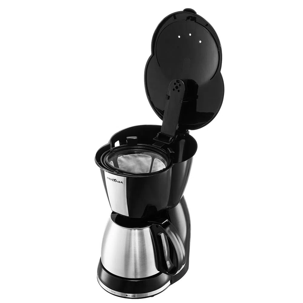 Lauschner Móveis | Cafeteira Inox CP15 Preta Britânia