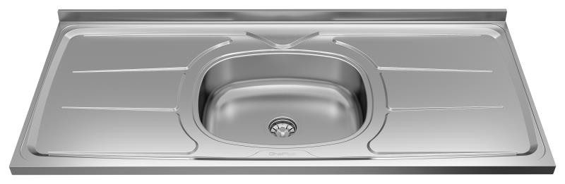 Lauschner Móveis | Pia Inox 1,20 GhelPlus