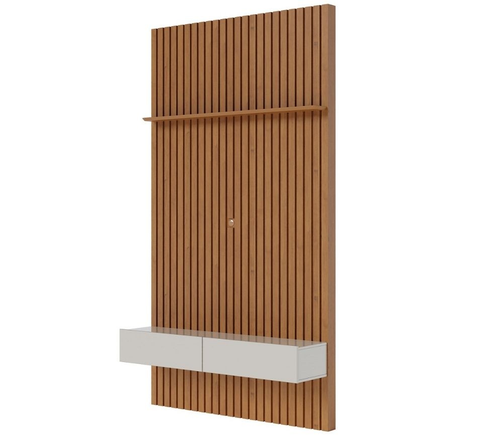 Lauschner Móveis | Painel Ripado Prime Nature Off White 1.4 Imcal